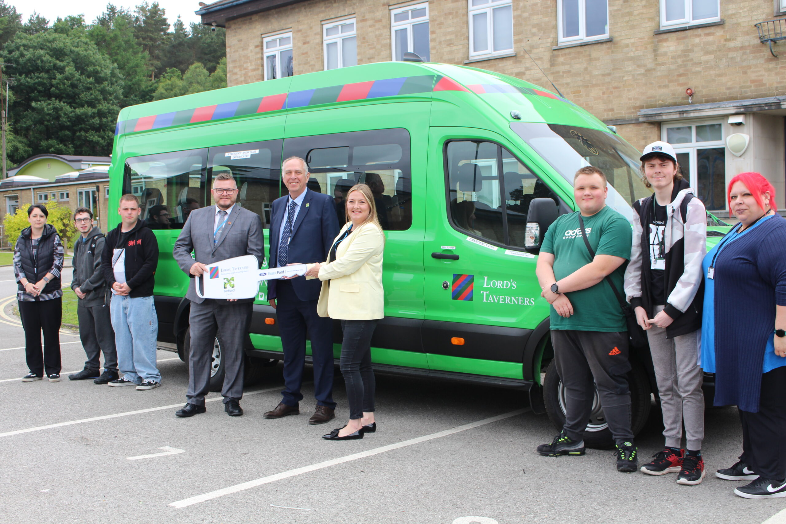 New Accessible Minibus for Young People at Portland - Portland Charity